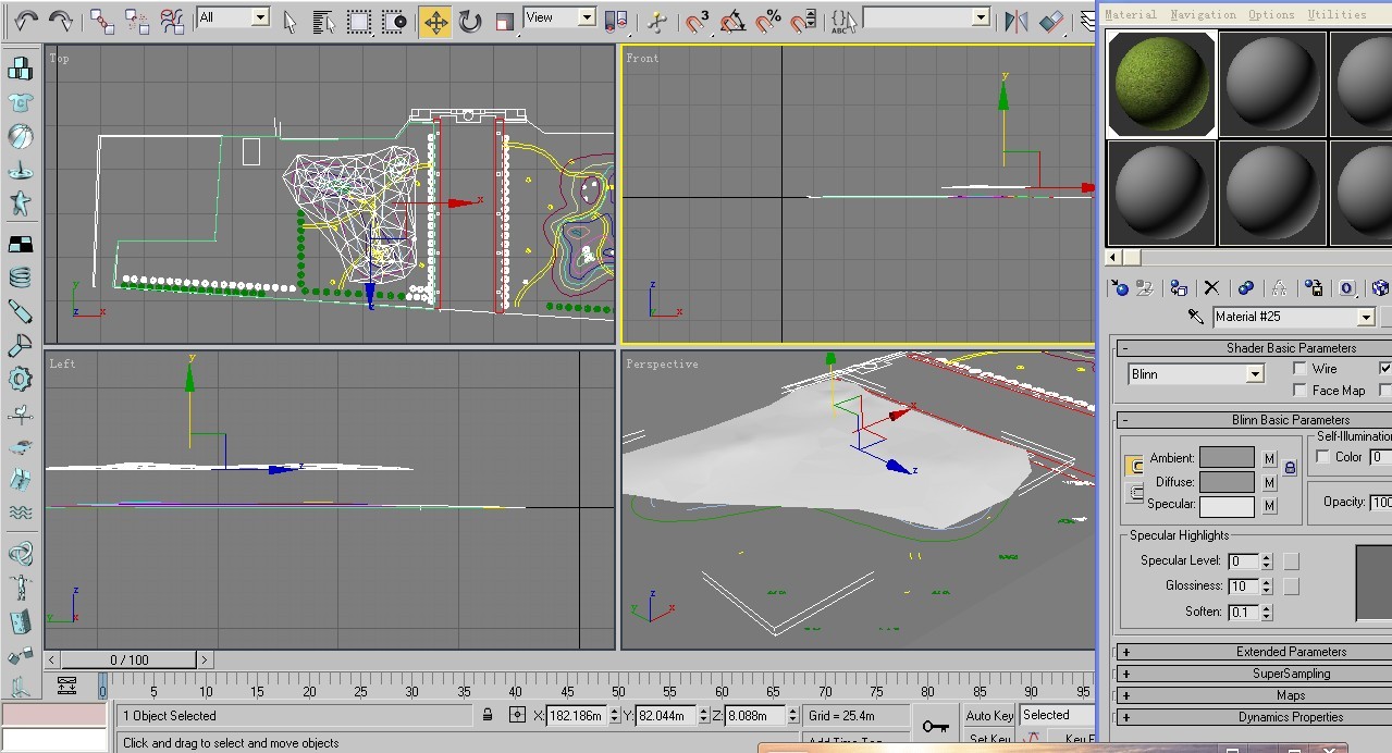 请问我的3DMax8赋予材质为什么赋不上？到底是哪里出错了？-3D溜溜网