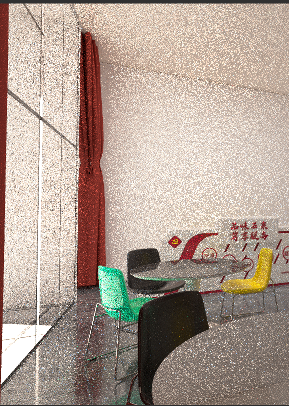 我用的是C4D VRay5.0的渲染，但是这个噪点和白班太多了怎么设置才行呢？-3D溜溜网