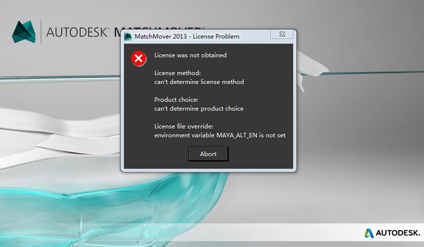 Maya安装后一打开就提示“license was not obtAIned” 求解-3D溜溜网