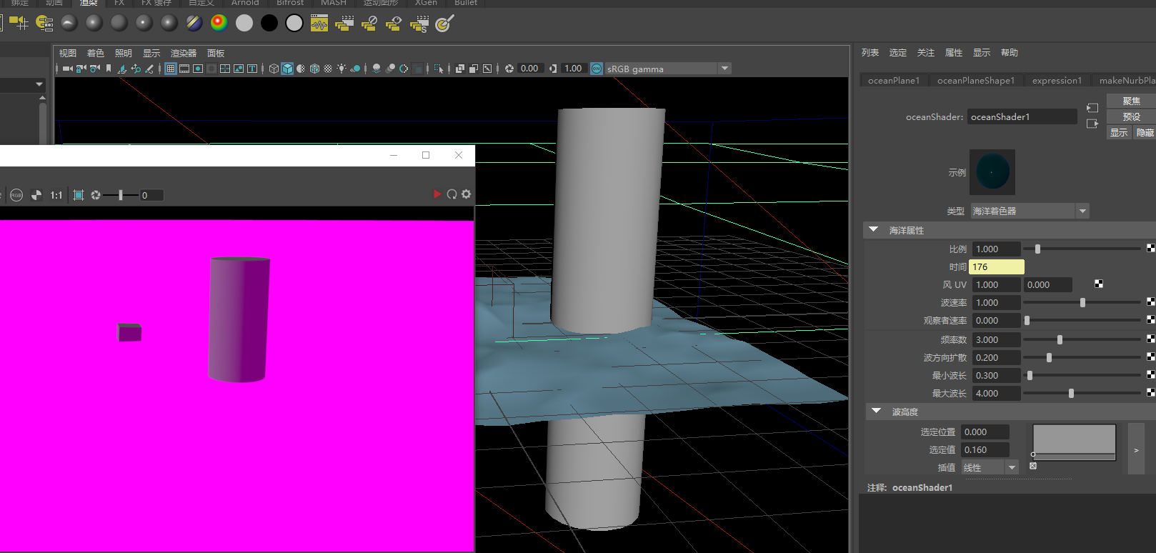 Maya arnold渲染器渲染流体海洋 渲染不出来 有什么办法能渲染出来吗？-3D溜溜网