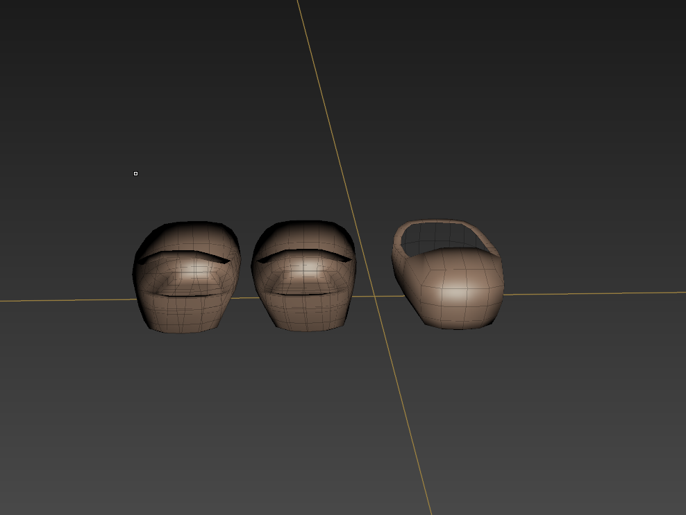 我在Maya里建模，最右是原型，我镜像复制它后导入mudbox就变成这样了，法线也调过，没用这是为什么呢？急？-3D溜溜网