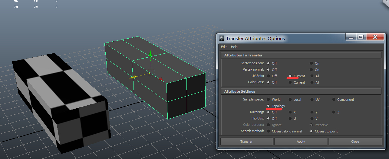 Maya软件 transfer attributes 中的 uv转移 的应用问题-3D溜溜网