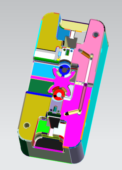 UG8.5，部件呈现多种颜色，怎么搞都改不了怎么回事。请高手指点？-3D溜溜网