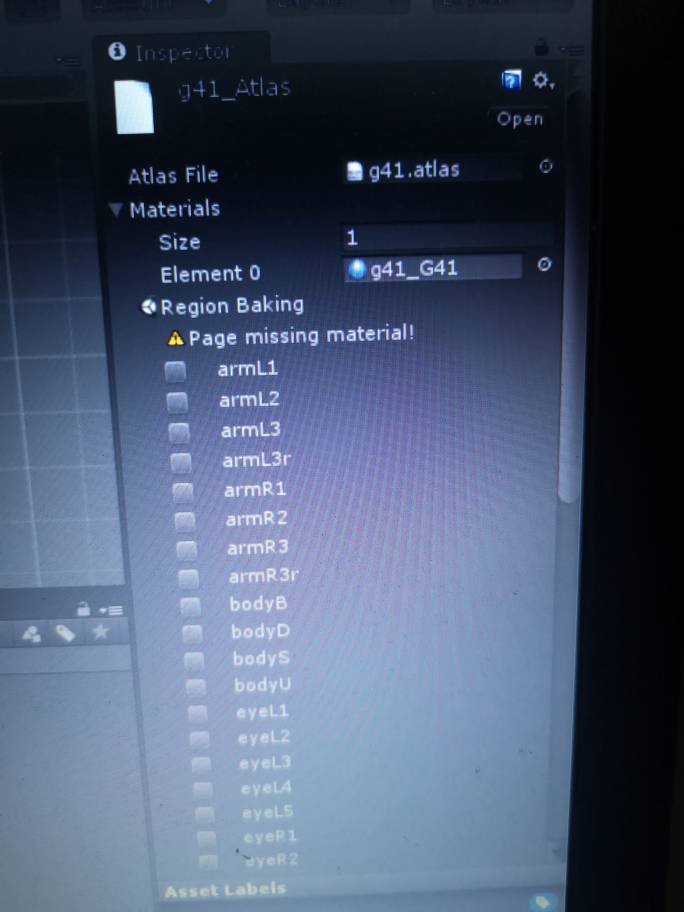 spine在导入Unity时出现page missing material-3D溜溜网