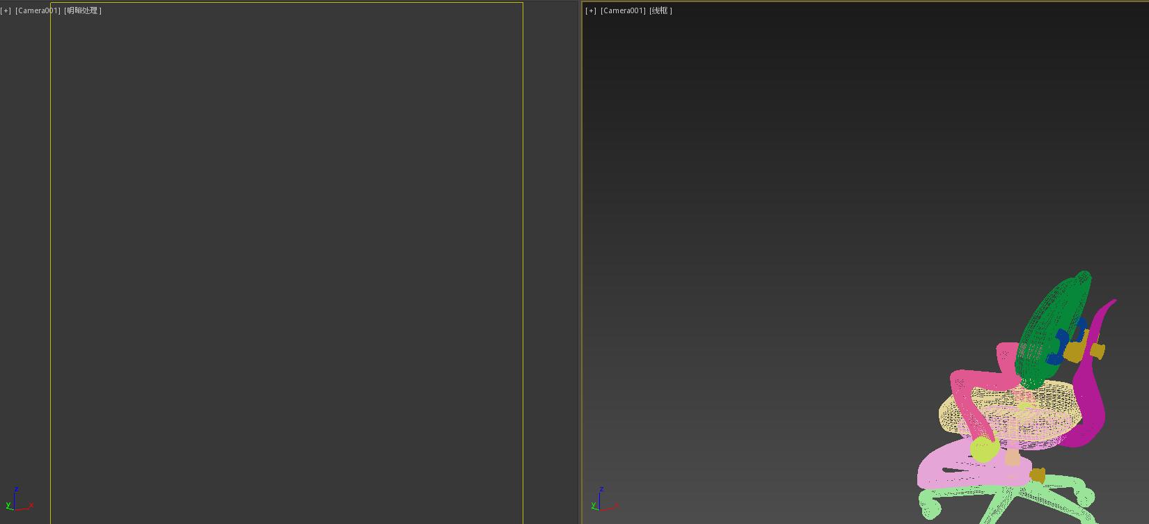 3Dmax2016明暗处理视图看不见模型，只有线框看得见-3D溜溜网