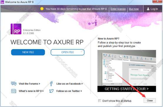 【亲测能用】Axure RP8.0 pro中文版【Axure8.0破解版】中文汉化破解版下载-3d溜溜网