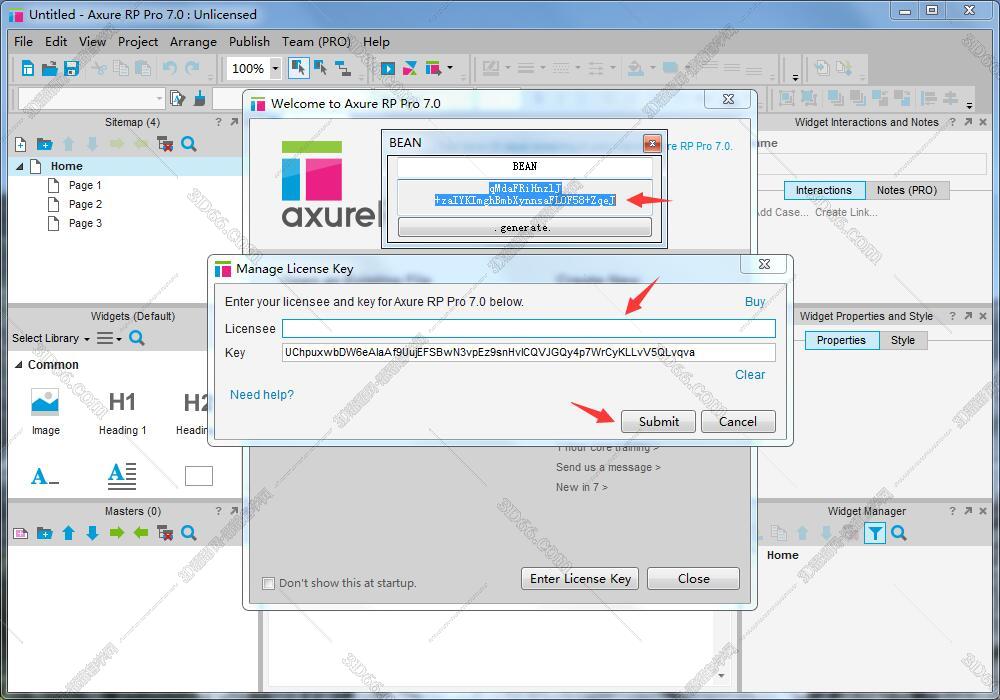 【亲测能用】Axure RP7.0 pro免费版【Axure7.0绿色版】绿色免费版下载-3d溜溜网
