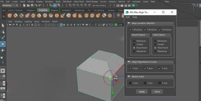Maya 3Ds Max Align Tool软件下载_Maya对齐工具插件：3Ds Max Align Tool下载 -3D溜溜软件下载网