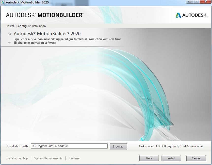 【亲测能用】Autodesk MotionBuilder 2020【3D角色动画建模软件】绿色破解版 附安装教程安装图文教程-3d溜溜网