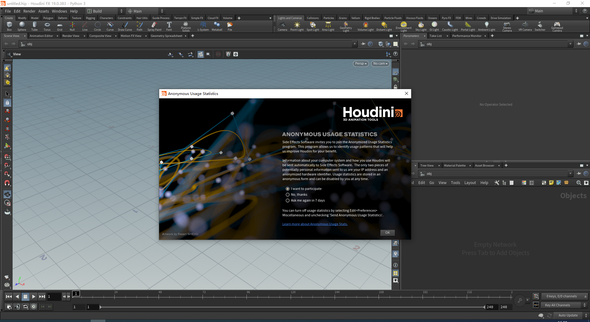 【亲测能用】SideFX Houdini FX19【3D特效制作工具-胡迪尼】免费破解版下载-3d溜溜网