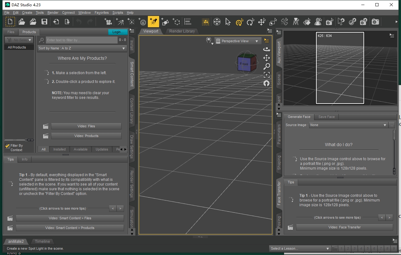 【亲测能用】DAZ Studio 专业版 4.23（英文版）完整激活版下载-3d溜溜网