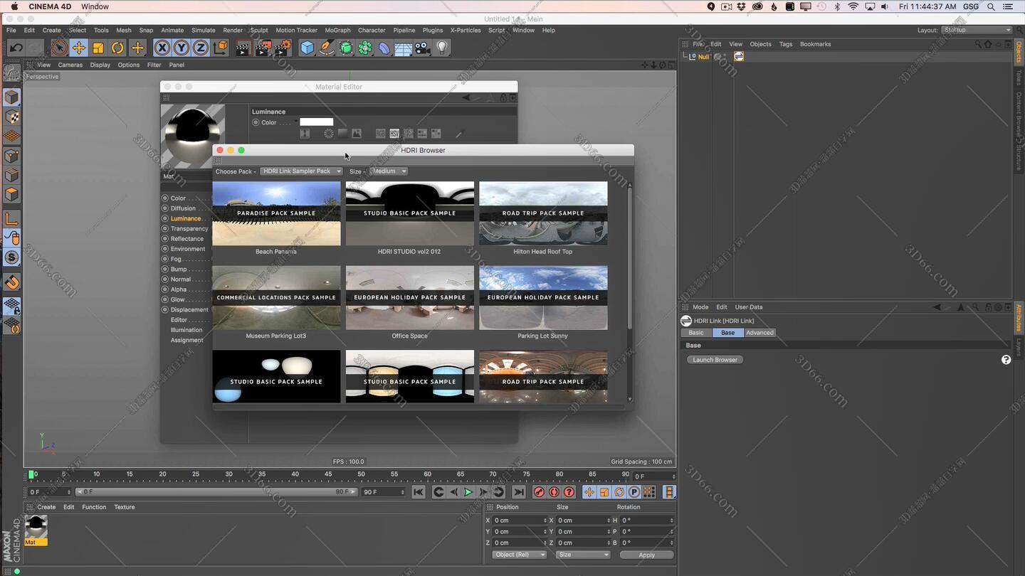 C4D GSG HDRI插件软件下载_C4DGSG全套HDRI汉化插件：GSG HDRI下载 -3D溜溜软件下载网