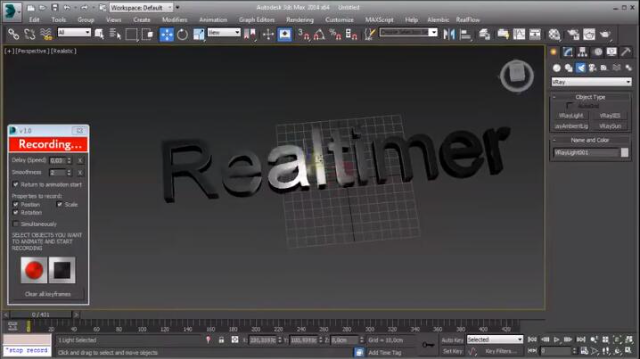 Realtimer Pro for 3dmax v1.8软件下载_Realtimer Pro v1.8 for 3dmax 2010-202(3dmax插件)完整版下载 -3D溜溜软件下载网