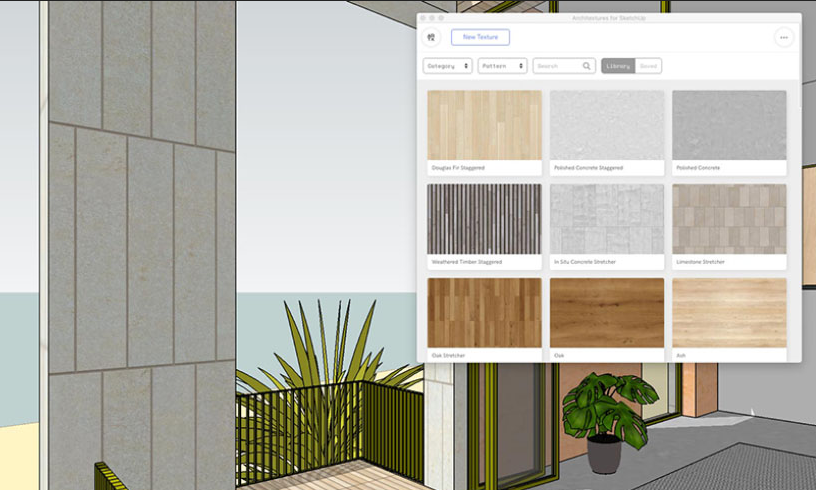 Architextures for Sketchup v1.1.577软件下载_Architextures v1.1.577 高清无缝纹理草图大师插件【支持SketchUp2017-2022 ...