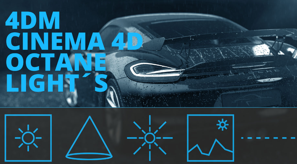 Cinema 4D Octane Lights插件软件下载_4DM Cinema 4D Octane Lights(C4D Octane渲染器 ...