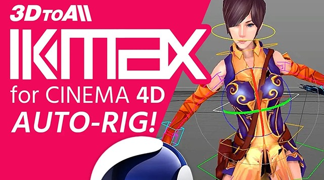Cinema 4D 3DtoAll IKMAX v2.3 for R15-R26软件下载_3DtoAll IKMAX v2.3 for Cinema 4D R15-R26(C4D模型快速绑定 ...