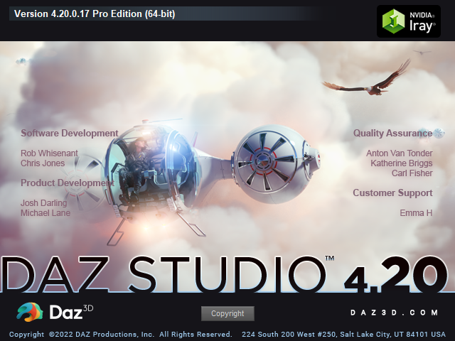 DAZ Studio Pro 4.20软件下载_DAZ Studio Pro 4.20免费版【DAZ免费下载】英文正式专业版 -3D溜溜软件下载网
