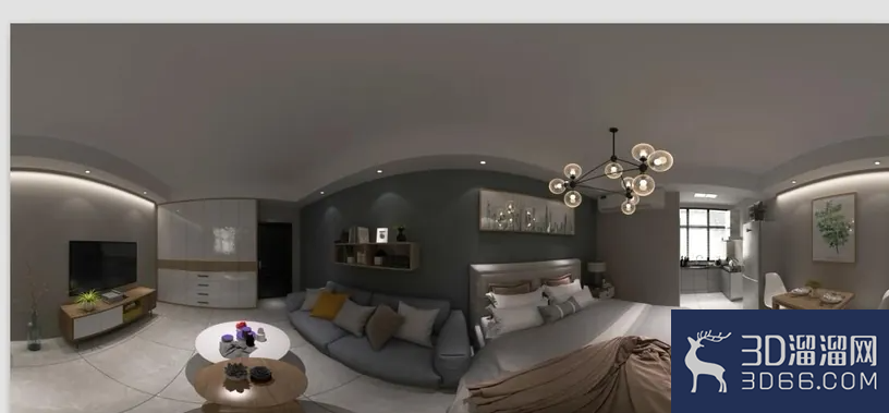 3DMAX如何出360全景效果？-3d溜溜网