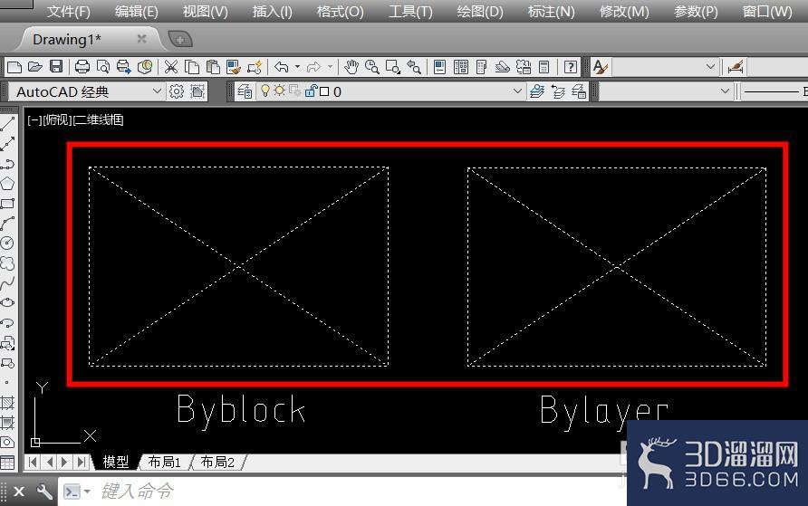 CAD中的Byblock和Bylayer是什么意思？-3d溜溜网
