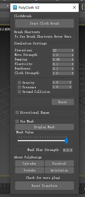 3dmax插件PolyCloth 2.07软件下载_PolyCloth v2.07（3dmax布料模拟动画插件）英文免费版下载 -3D溜溜软件下载网
