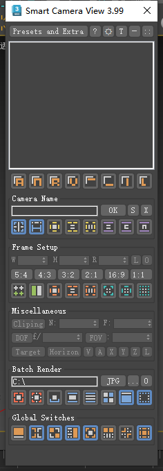 Smart Camera View for 3dmax 3.99软件下载_3dmax插件：Smart Camera View v3.99 for 3dmax 2016-2025完整稳定版下载 ...